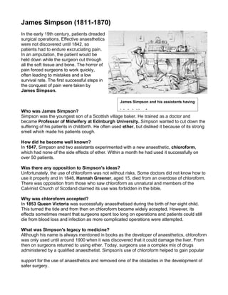 Anaesthetics in surgery notes | DOC