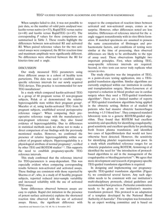 Anaesth int care 40 (1007 15) 2012 | PDF | Blood Disorders | Diseases ...