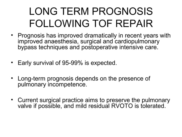 ANESTHESIA FOR TOF SURGERY | PPT
