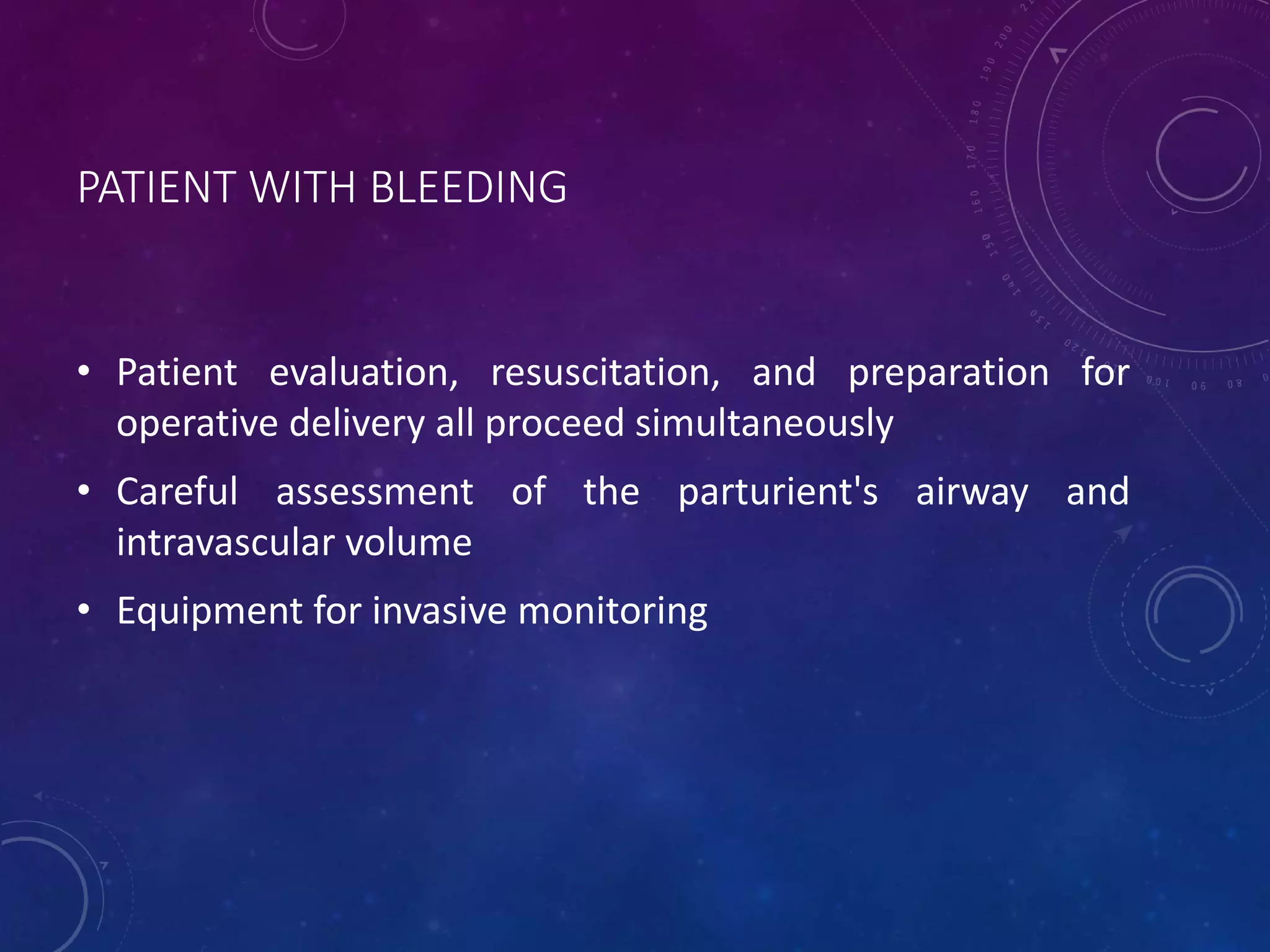 Anaethetic Management of Obstetric Haemorrhage.pptx
