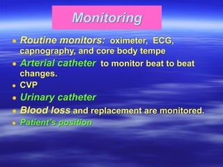 Anaethetic management of scoliotic patients | PPT