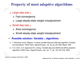 An Affine Combination Of Two Lms Adaptive Filters | PDF