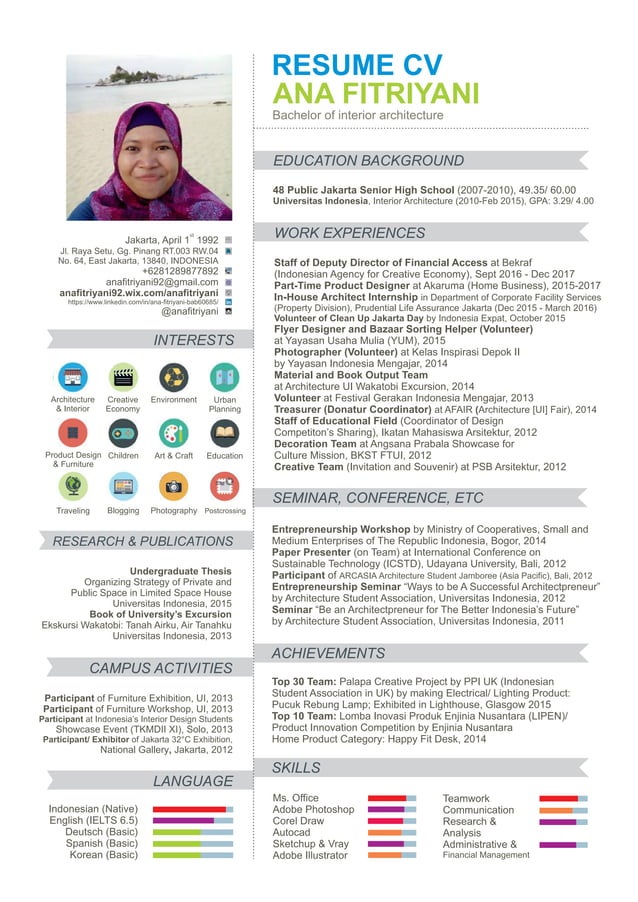 ANA FITRIYANI - RESUME 2018 | PDF