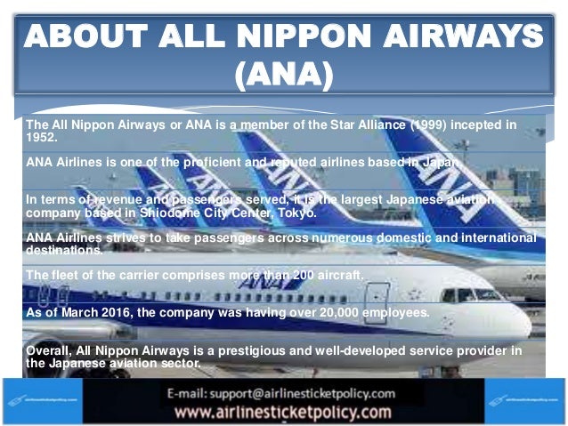 ANA Flight Change Policy | Airlines Ticket Policy | PPTX