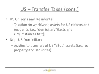 Anaford US Tax Introduction matthew ledvina | PPTX | Business ...