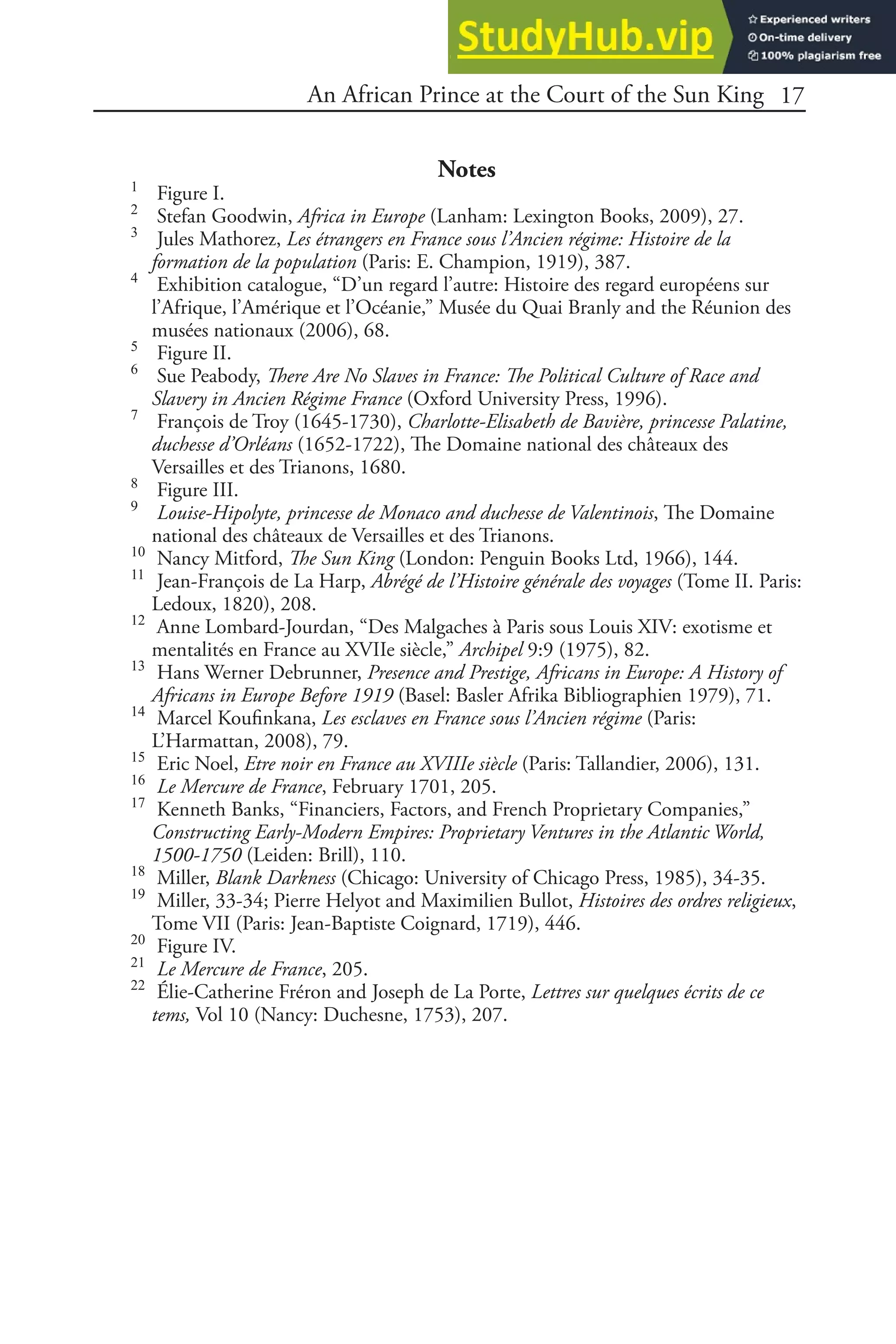 An African Prince At The Court Of The Sun King | PDF