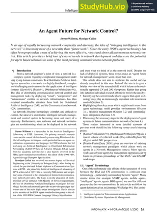 An Agent Future For Network Control | PDF