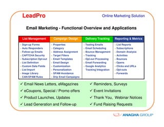 LeadPro Marketing Automation Software V2 | PDF