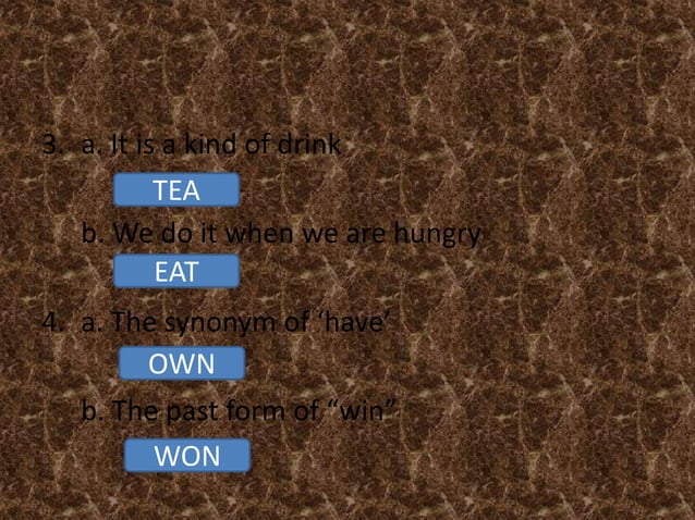Anagrams | PPTX | Birds | Pets