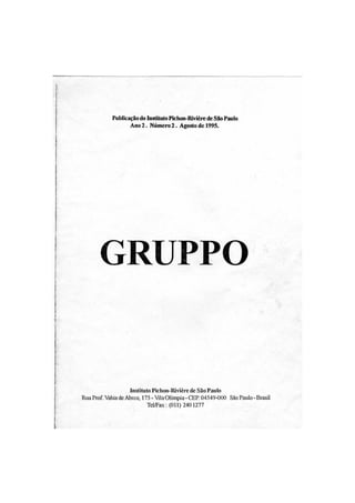 Gruppo - Instituto Pichon-Rivière | PDF