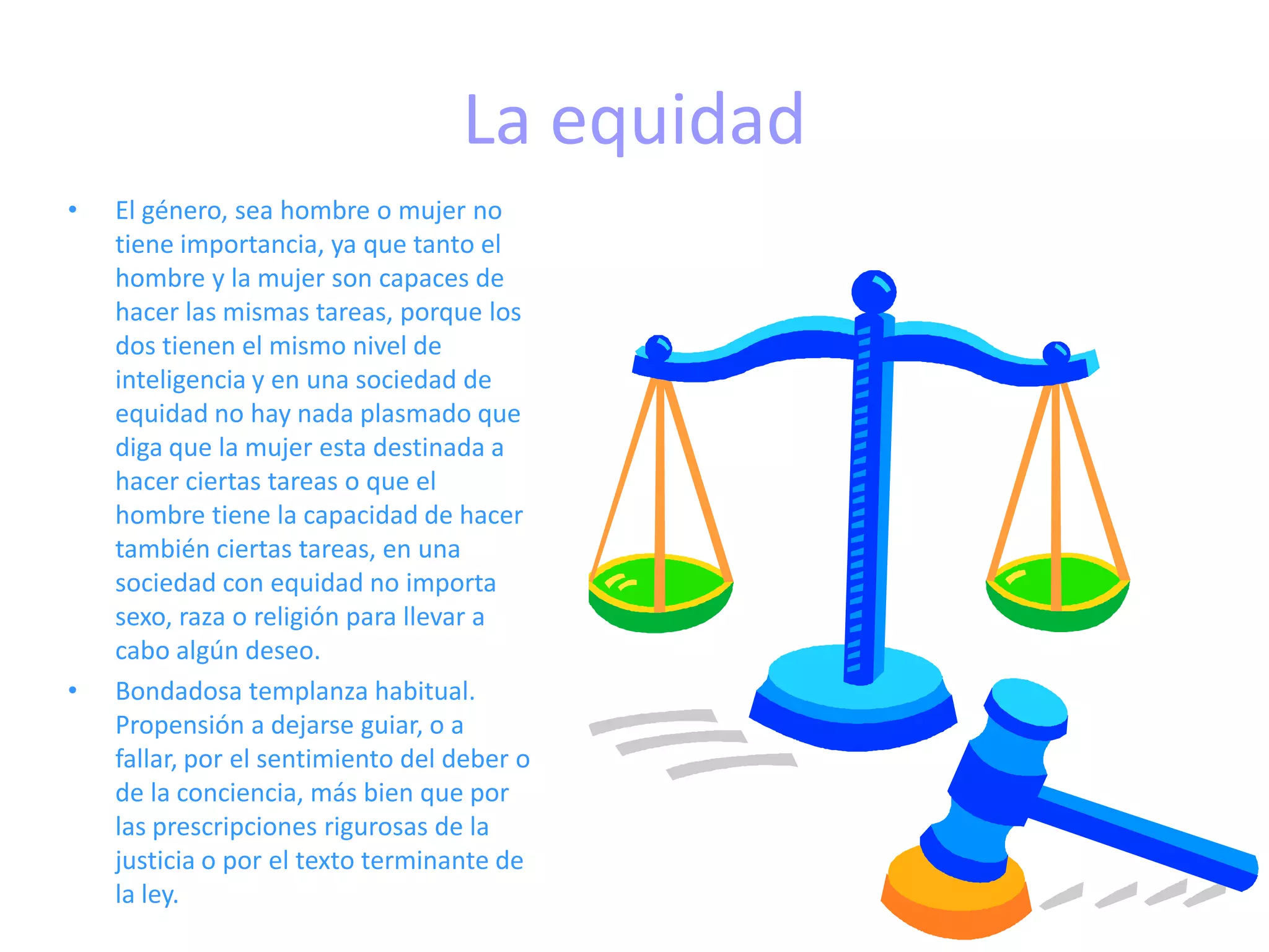 Equidad y justicia | PPTX