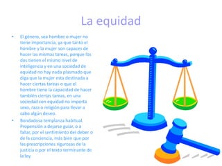 Equidad y justicia | PPTX