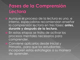COMPRENSIÓN LECTORA Y PRODUCCIÓN DE TEXTOS Y COMPETENCIAS LINGUISTICAS ...