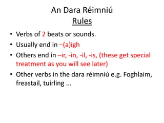 An aimsir chaite.pptx irish language ppt | PPTX