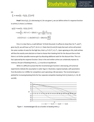 An Airline Seat Allocation Game | PDF