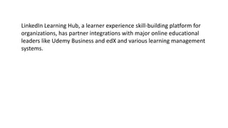 Benefits of LinkedIn Learning | PPTX