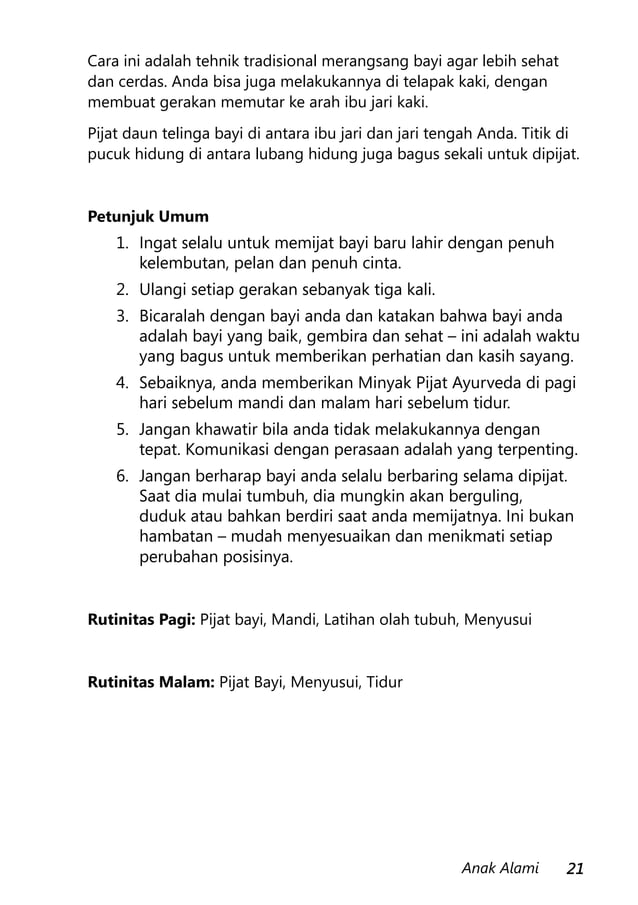 anak alami - persembahan dari bumi sehat - oleh Ibu Robin Lim | PDF