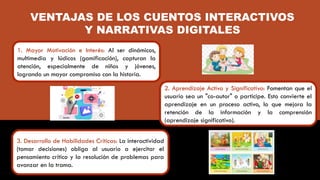 Cuentos Interactivos y Narrativas Digita | PPTX