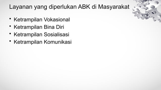 Anak Bekebutuhan Khusus atau dasar-dasar | PPT