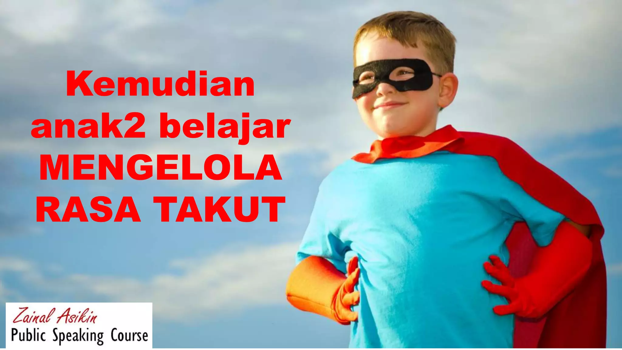 Anak belajar public speaking | PPTX