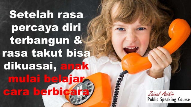 Anak belajar public speaking | PPTX