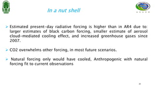 NATURAL AND ANTHAOPOGENIC RADIATIVE FORCING BASED ON IPCC AR5 | PPTX