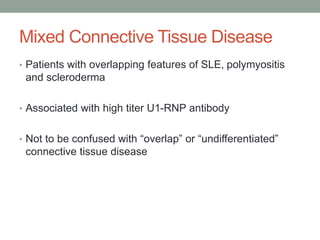 Connective Tissue Diseases | PPTX