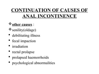 AND PERIANAL CONDITIONSAND PERIANAL CONDITIONS ppt | PPT