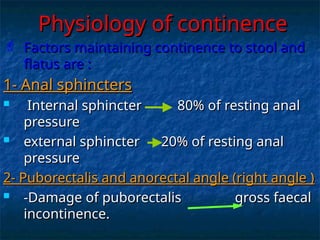 anal canal and rectum anatomy and physiology | PPT