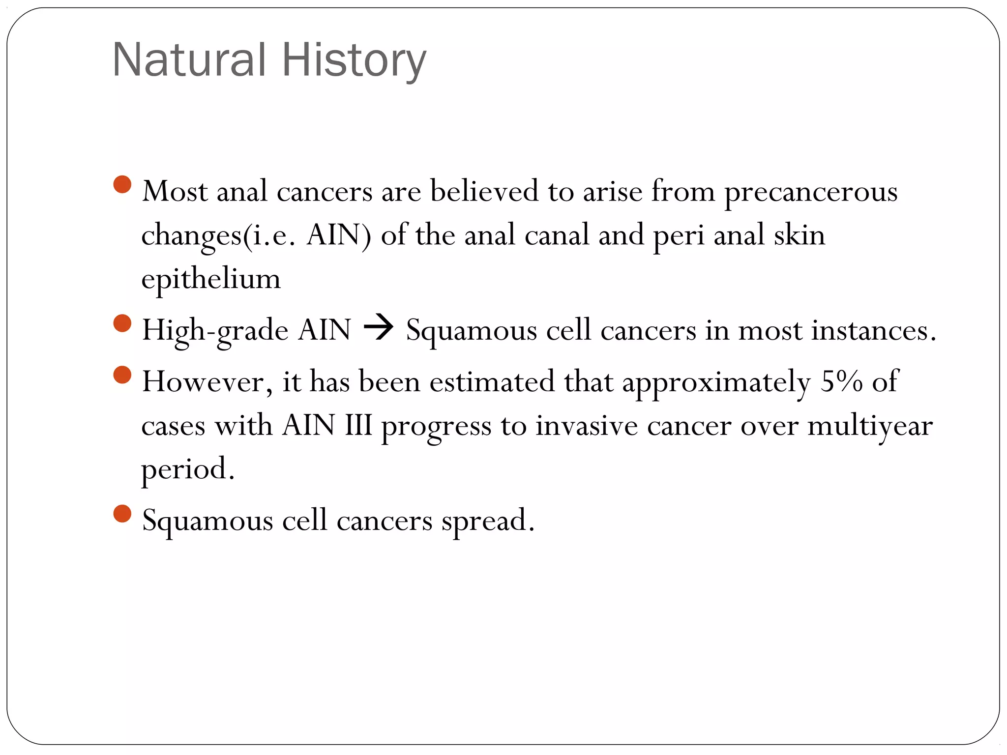 Anal cancer ppt | PPT