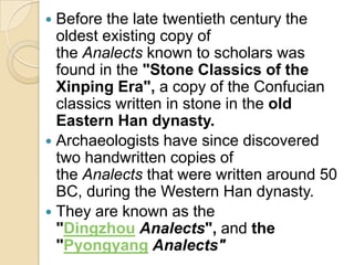 Analects of Confucius | PPTX