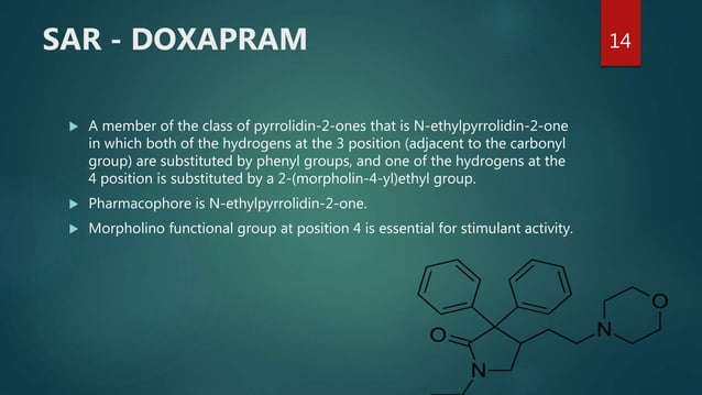 ANALEPTICS - DOXAPRAM | PPTX