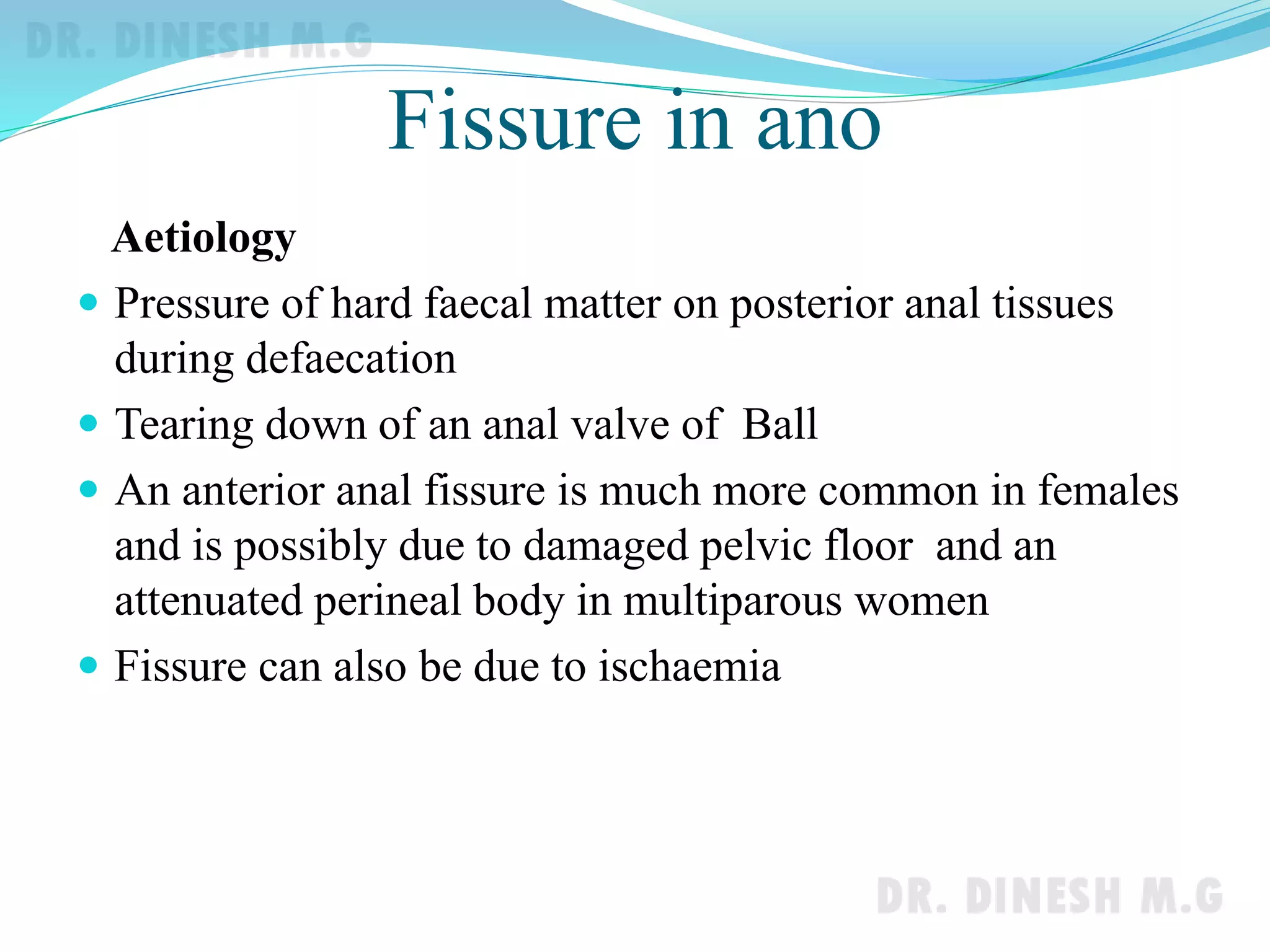 Anal Fissure | PPTX