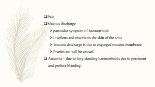 Anal fissure and haemrrhoid | PPTX