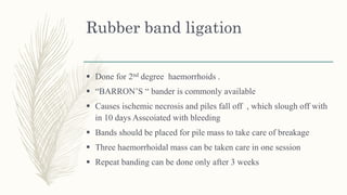 Anal fissure and haemrrhoid | PPTX