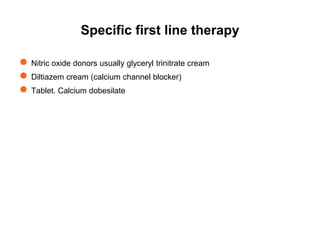 analfissure complete introduction, complications, treatment and ...