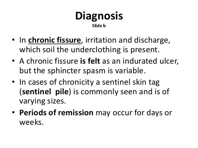 Anal fissure (fissure in ano) | PPSX