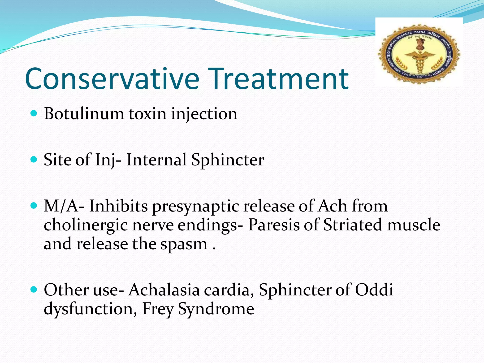 PPT by Dr Anil Kumar, Assitant Professor, AIIMS,Patna on Anal Fissure ...