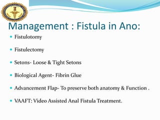PPT by Dr Anil Kumar, Assitant Professor, AIIMS,Patna on Anal Fissure ...