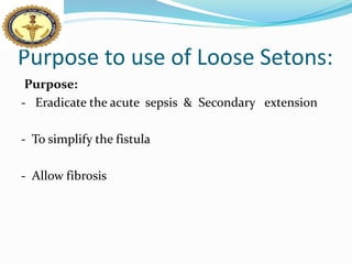 PPT by Dr Anil Kumar, Assitant Professor, AIIMS,Patna on Anal Fissure ...