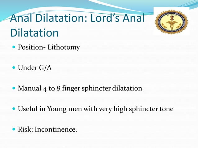 Anal fissure & fistula in ano PPT By Dr Anil Kumar, Assistant Professor ...