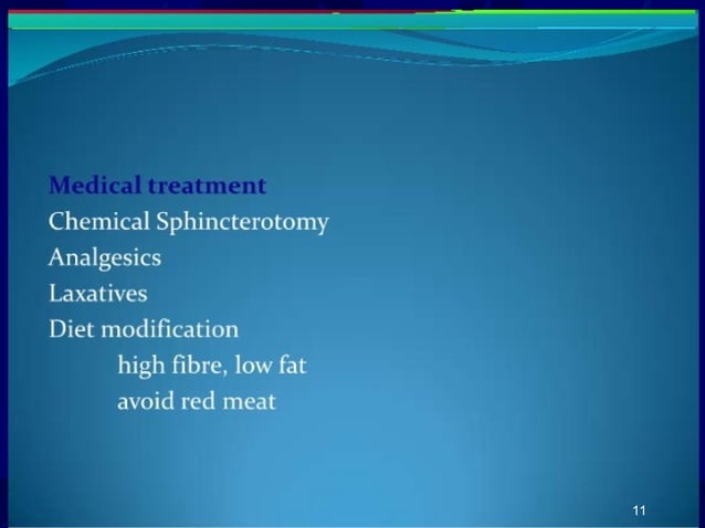 Anal fissure non surgical tt the lect.ppt
