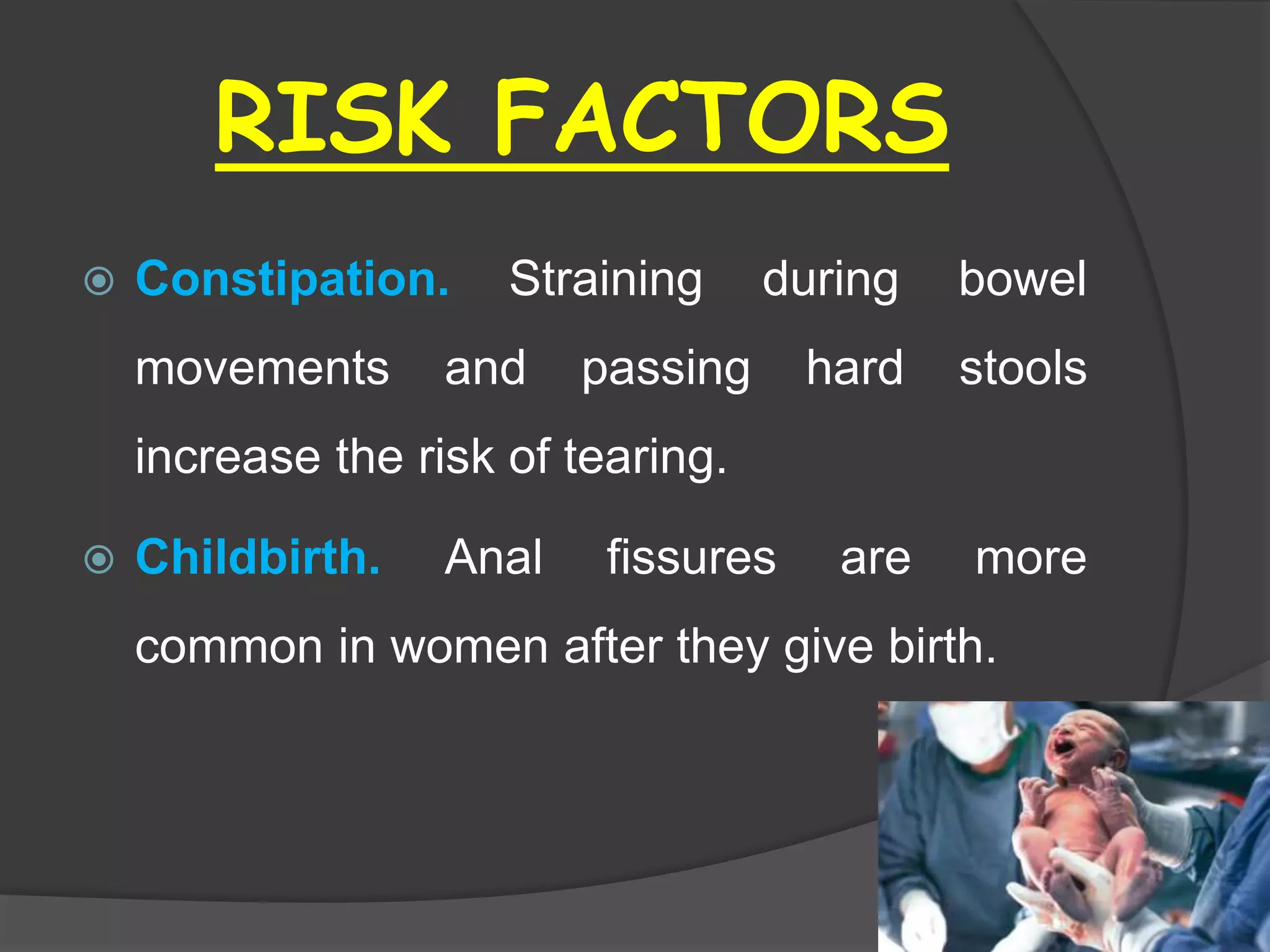 Anal fissures | PPTX