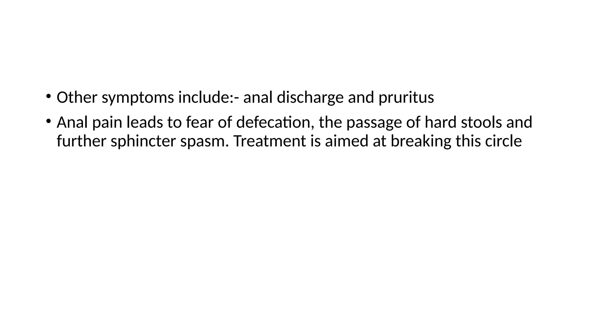 ANAL FISSURE overview in a nutshell + management | PPTX