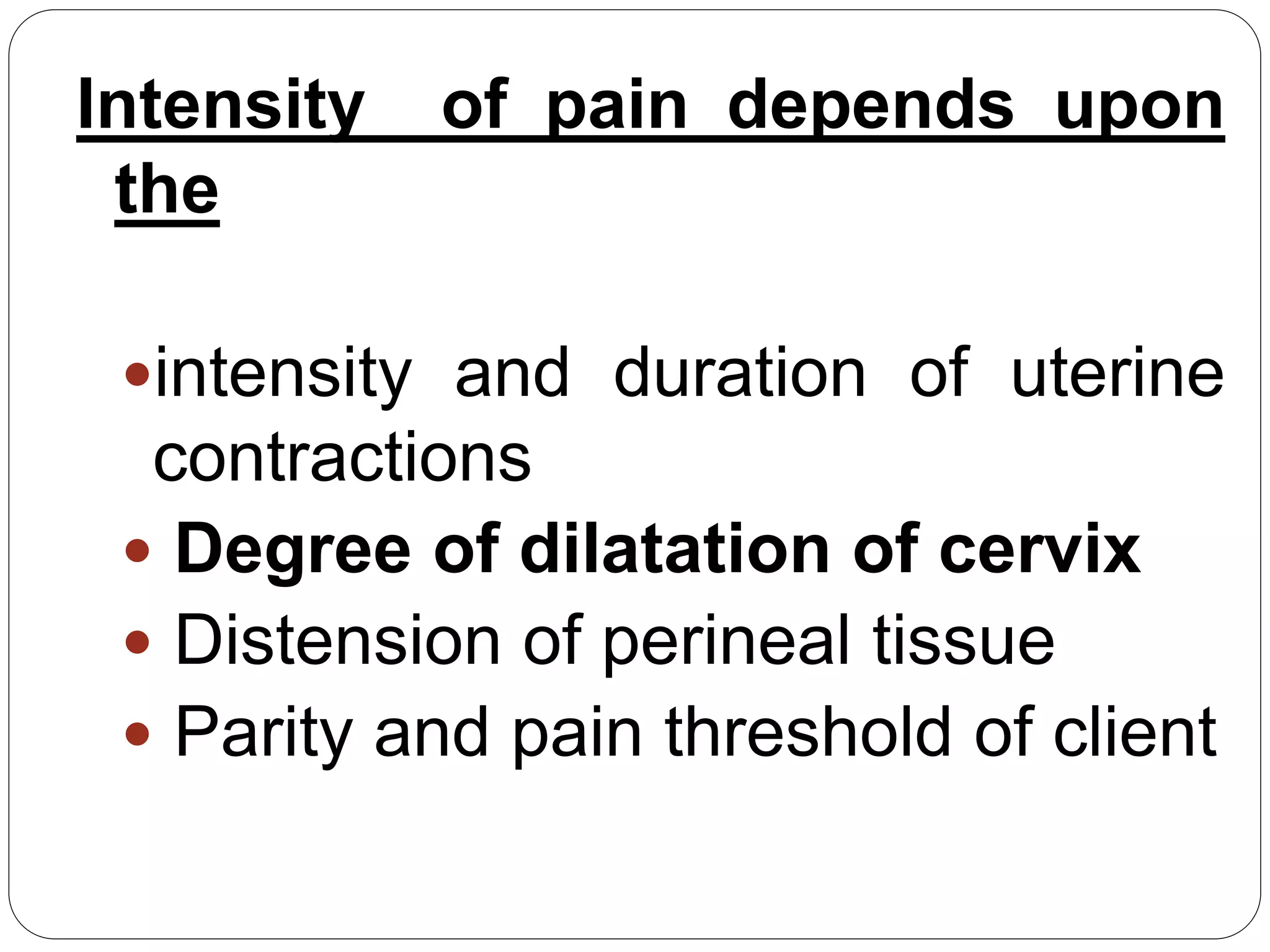 Analgesia and anesthesia in labor | PPTX