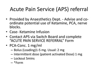 Analgesia emc | PPTX
