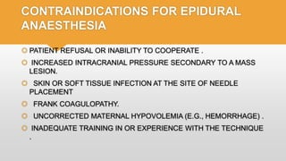 ANALGESIA IN OBSTETRICS | PPT