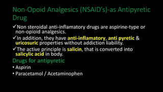Analgesic and antipyretic drug | PPTX