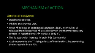 Analgesic and antipyretic drug | PPTX