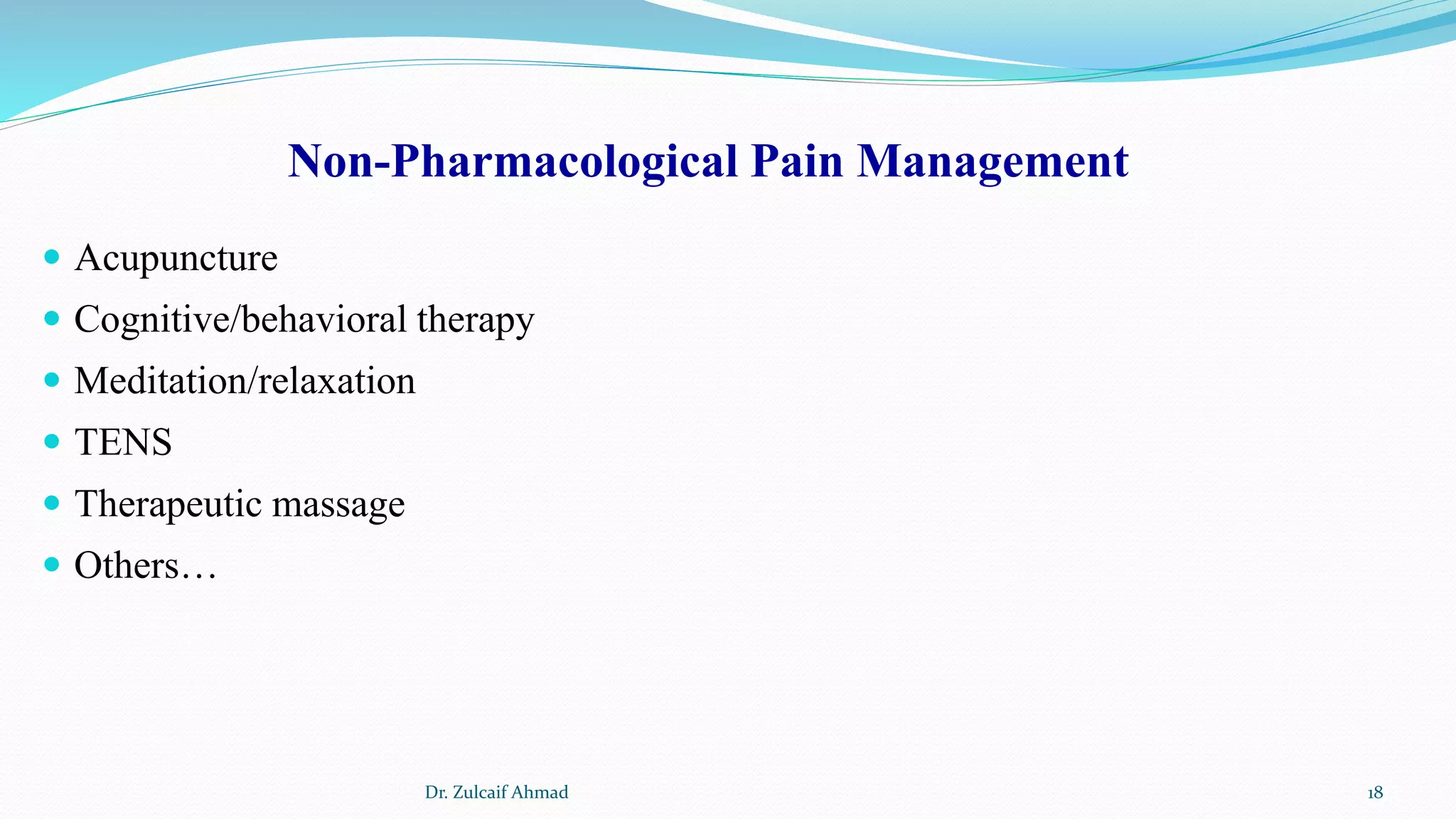 Analgesic, Pain Ladder, Pain Assessment & Pain Treatment | PPTX